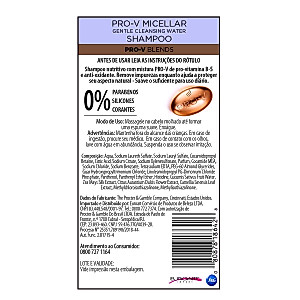 Pantene Shampoo Micellar Gentle 10.1 Ounce Pump (300ml)