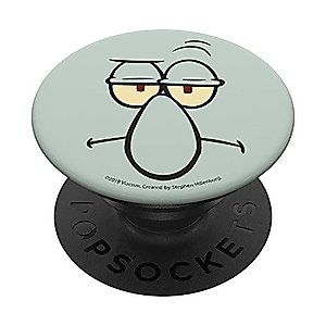 SpongeBob SquarePants Squidward Tentacles Big Face PopSockets PopGrip: Swappable Grip for Phones & Tablets