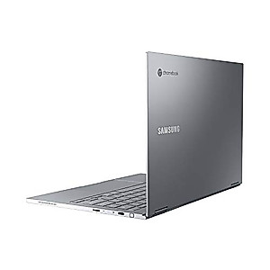 SAMSUNG 13.3” Galaxy Chromebook Laptop Computer w/ 256GB Storage, 8GB RAM, ‎4K AMOLED Touchscreen Display, Ultra Slim Design, Chrome OS, WiFi 6, Mercury Gray
