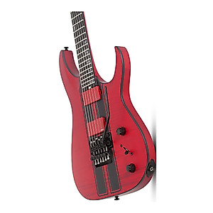 Schecter Banshee GT-FR 6-String Electric Guitar (Satin Trans Red, Right-Handed) Bundle with Universal Guitar Hardcase (2 Items)