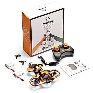 SainSmart Jr. Mini Drone for Kids, Remote Control Helicopters Toy, Hobby RC Quadcopter Indoor, 2 Rechargeable Batteries, 3 Speed and 3D Flip for Beginners, Black