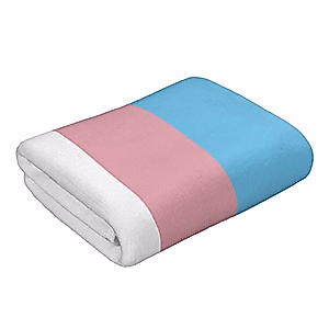 TSHIGO Transgender Pride Flag Towel 27.5x16 Inches Absorbent Hand Towel Superfine Fiber Bathroom Washcloth