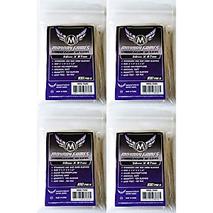 Mayday Games 7040 Clear Sleeves 56x87mm Standard USA Game Size (4x100 Pack, 400 sleeves)
