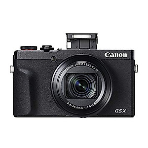 Canon PowerShot G5 X Mark II Digital Camera w/ 1 Inch Sensor, Wi-Fi & NFC Enabled, Black (Renewed)