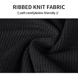 Yoga Tops Long Sleeve for Women Fitted Side Ruched (Black,M)