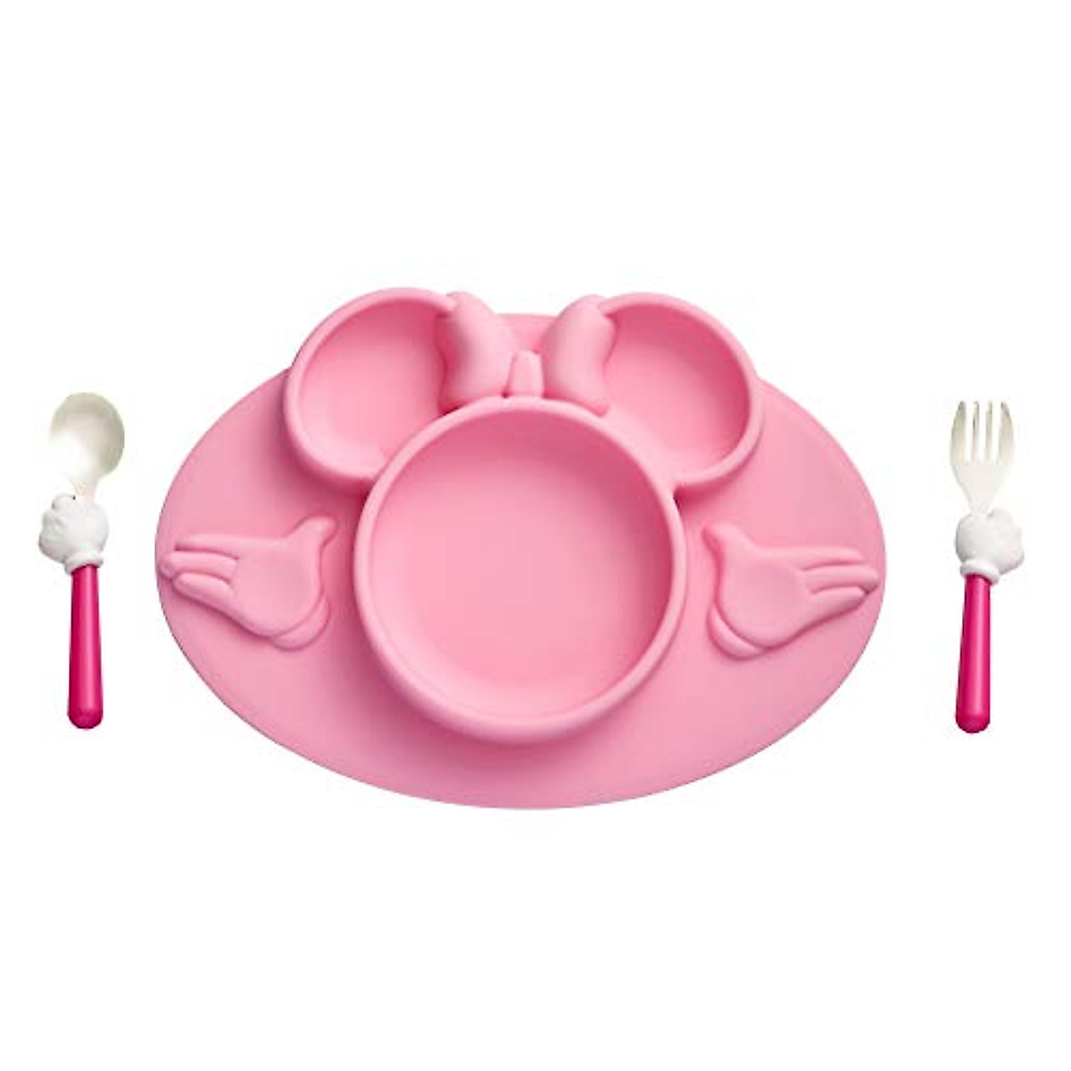 The First Years Disney Minnie Mouse Mealtime Set , Pink 3-Piece(Pack of 1)