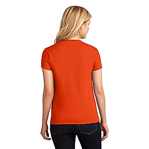 Gildan Women's Heavy Taped Neck Comfort Jersey T-Shirt, Orange, X-Large