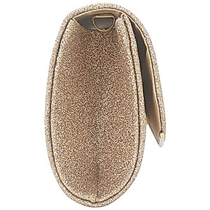 nodeber Glitter Sequin Envelope Clutch Purse Women Evening Bags Foldover Sparkling Party Handbags Champaign
