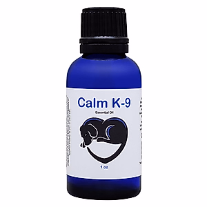 Calm K-9 Calming Essential Oil - Natural Stress Relief & Anxiety Relief for Dogs - Drug-Free Calming Solution