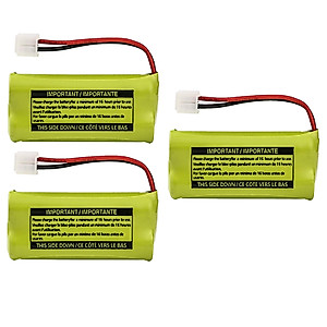 Replacement Battery for AT&T BT8001 / BT8000 / BT8300 / BT184342 / BT284342 / 89-1335-00 / 89-1344-01 / BATT-6010 / CPH-515D (3-Pack, Bulk Packaging)