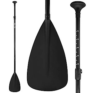 SereneLife Stand Up Paddle-Board Adjustable Paddle - Adjustable Water Paddle Oar SLSUPB06 & SLSUPB08 Free-Flow Inflatable SUP Stand Up Water Paddle-Board PRTSLSUPB0608PDL Blue