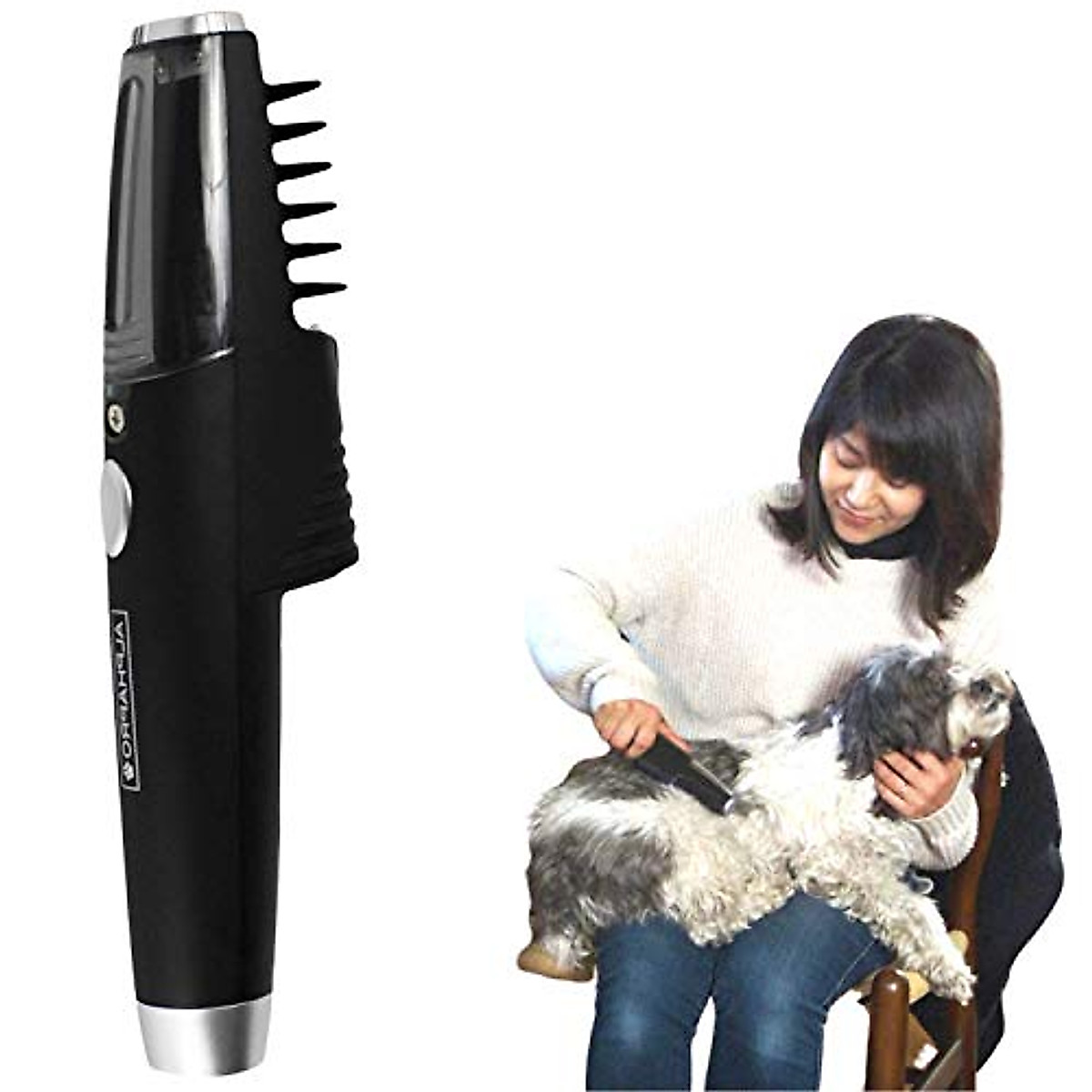 Alpha Pro All-in-One | Pain-Free | Grooming Tool Painlessly and Safely Removes Knots and Tangles from Long Haired Dog | Gift for Dog Owners | Christmas Gift for Dogs Comes in a Giftable Package