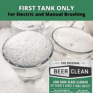 BEER CLEAN Diversey Glass Cleaner, Unscented, Powder, 4 Lb. Container
