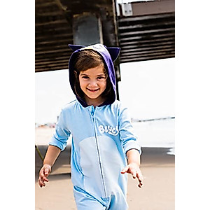 Bluey Little Boys Zip Up Cosplay Coverall Costume 6