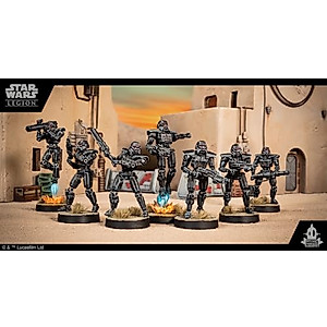 Star Wars: Legion Imperial Dark Troopers Unit Expansion - Tabletop Miniatures Game, Strategy Game for Kids and Adults, Ages 14+, 2 Players, 3 Hour Playtime, Made by Atomic Mass Games