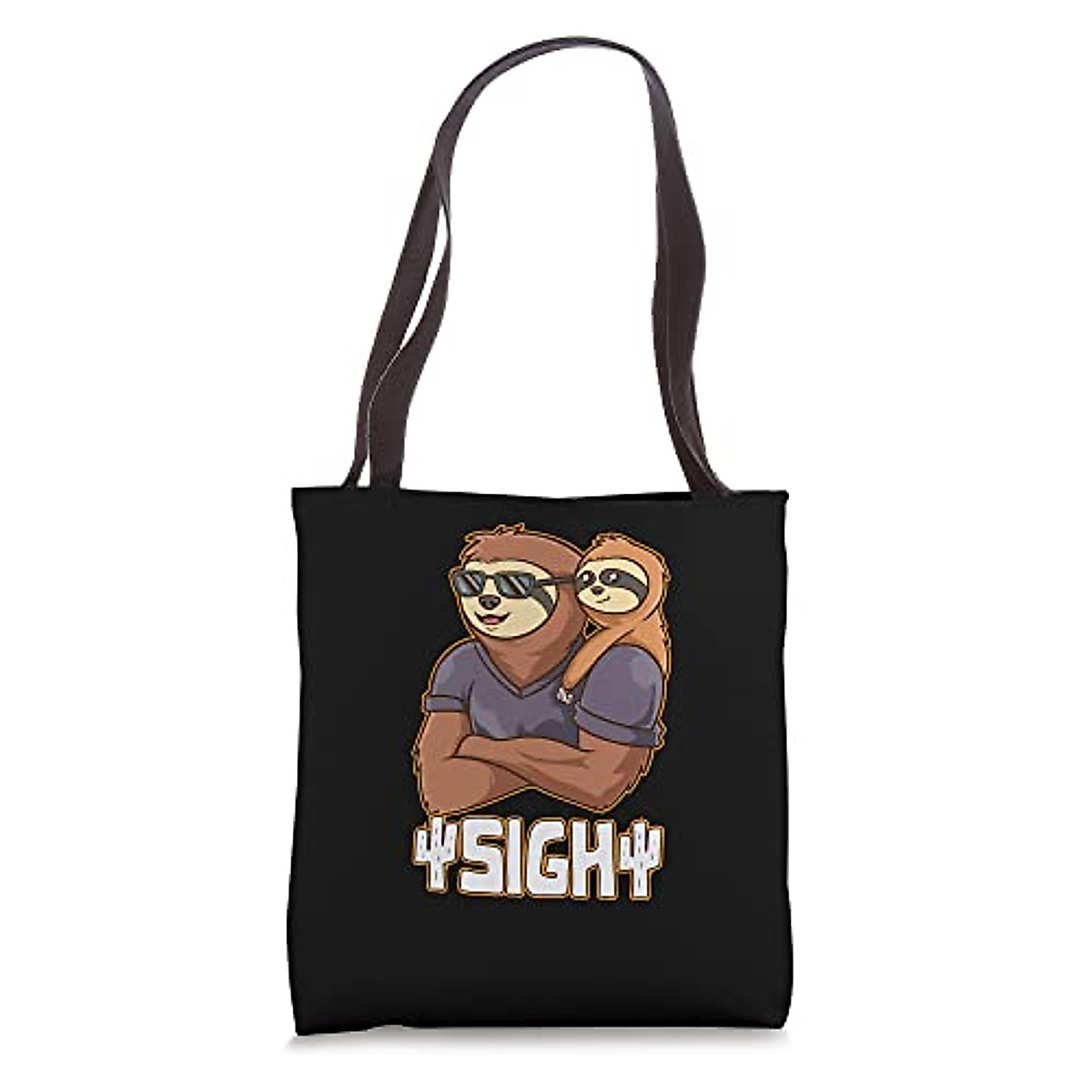 Sigh Sarcastic Dad Sarcasm Daddy Funny Parents Tote Bag