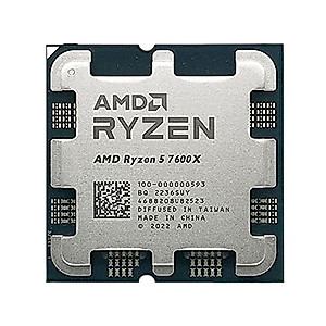 Computer Components AMD Ryzen 5 7600X R5 7600X 4.7 GHz 6-Core 12-Thread CPU Processor 5NM L3=32M 100-000000593 Socket AM5 New But Without Cooler Mature Technology