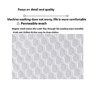 (6packs) Delicate Honeycomb Mesh Laundry Bag, Protective Clothes, Suitable For Bed Sheets, Quilt Covers, Coats, Windbreaker, Sweaters, T-shirts, Jeans And Other Items