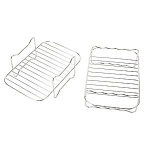 Fryer Rack, Fryer Metal Rack Non Stick Coating for Kitchen