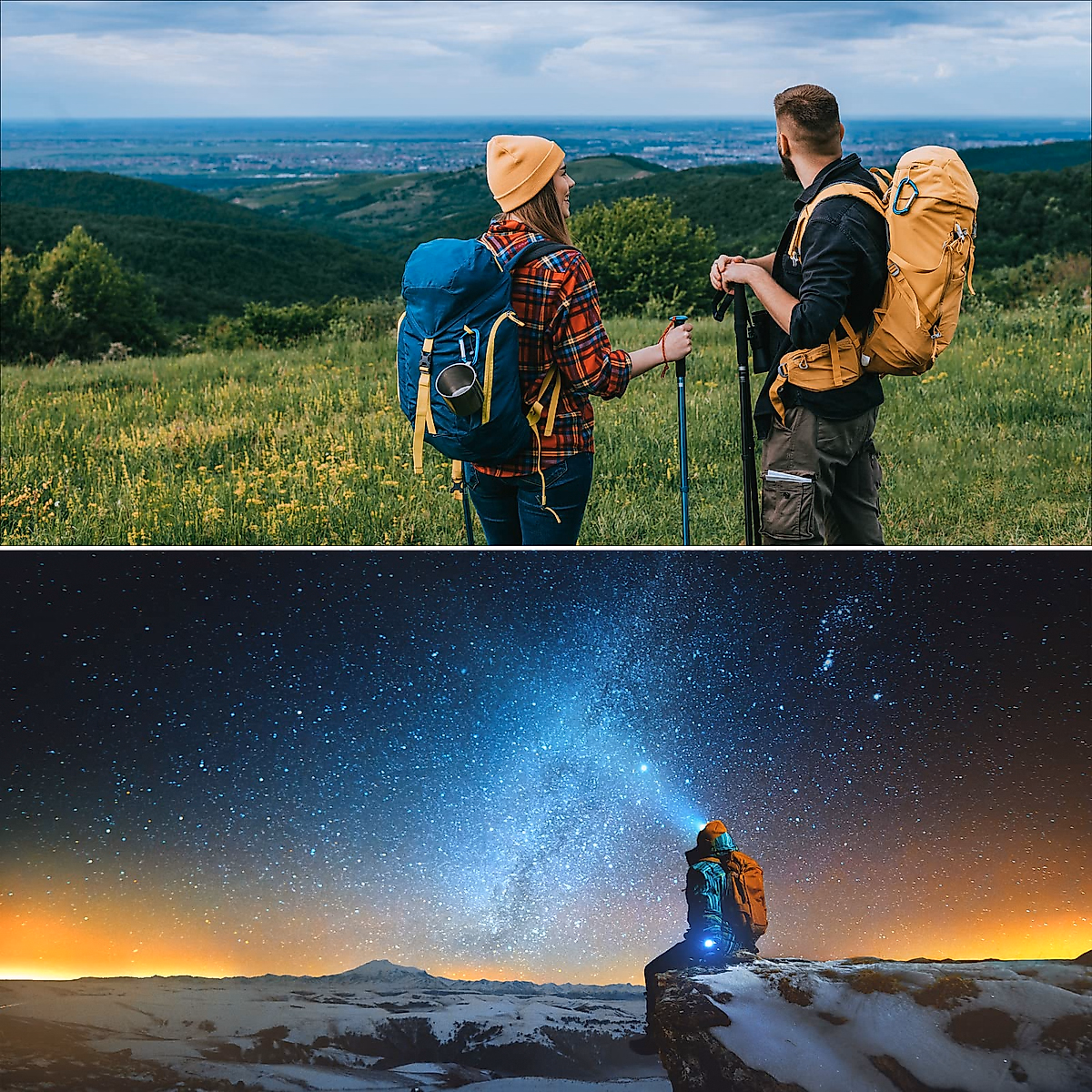 GOODSMANN LED Rechargeable Marine Spotlight 2000 Lumen Handheld Spot Light Waterproof Searchlight Portable Boat Flashlight for with Switch Lock and USB Cable for Outdoor Fishing Hiking Hunting