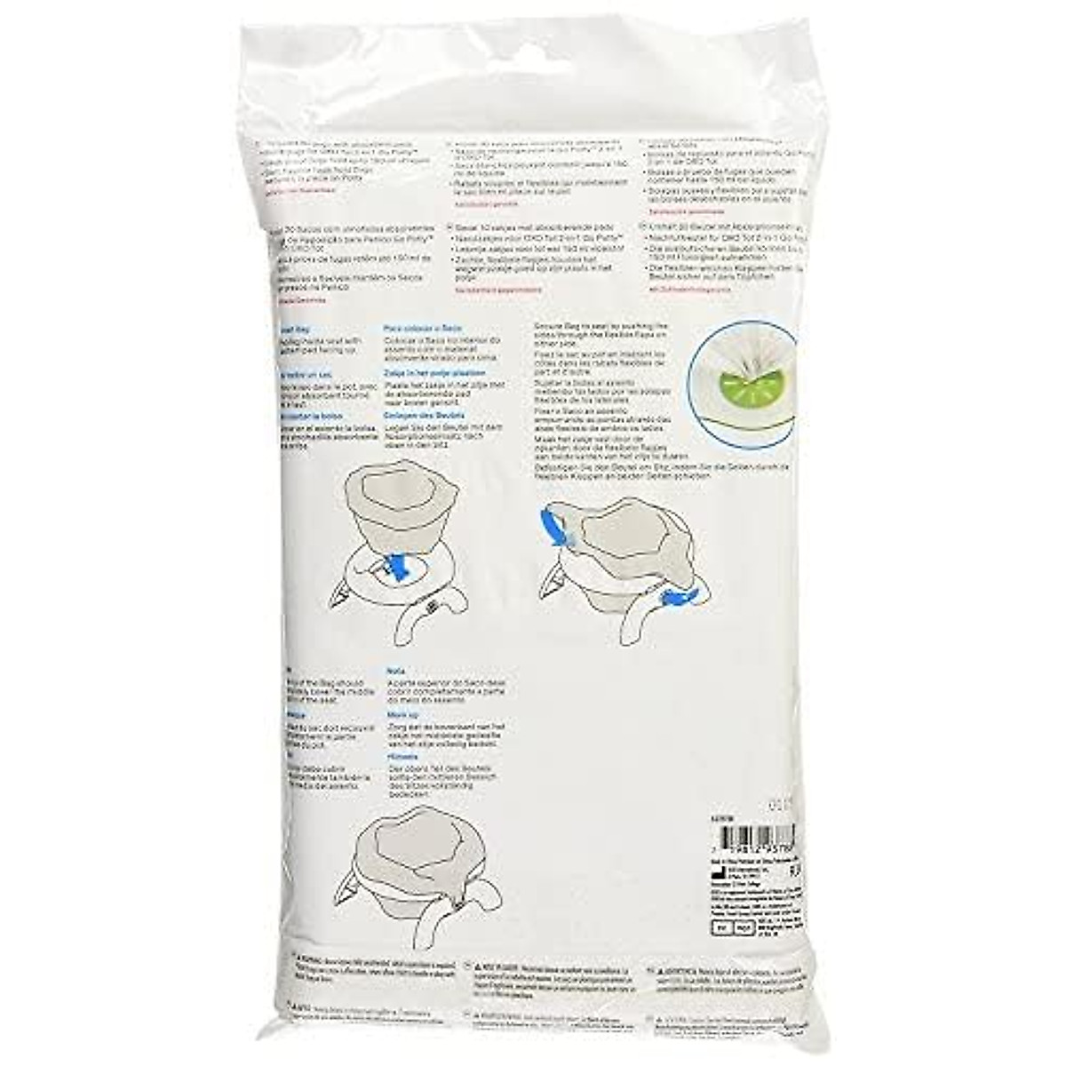 OXO Tot 2-in-1 Go Potty Refill Bags, 60 Count