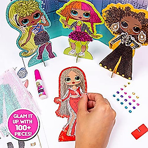 L.O.L. Surprise! 2-in-1 Fashion Design Activity Kits by Horizon Group USA, Includes 2 DIY Fashion Craft Kits, Create 100+ Designs with Fashion Plates, Dress-Up Dolls with Reusable Fabrics & Stickers