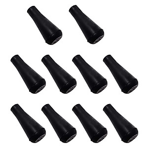Honbay 10PCS Soft Rubber Arrowheads Glue on Target Arrow Tips Point Blunt Broadheads Arrowhead Replacement for Outdoor Archery Hunting Game Practice (Internal Dia 8mm)