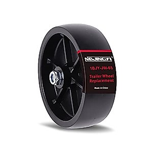 Swivel Boat Trailer Jack 1500Lbs with 6-Inch Double Wheels 10" Vertical Travel with Bolt-on mounting Hardware (6“1200lbs)