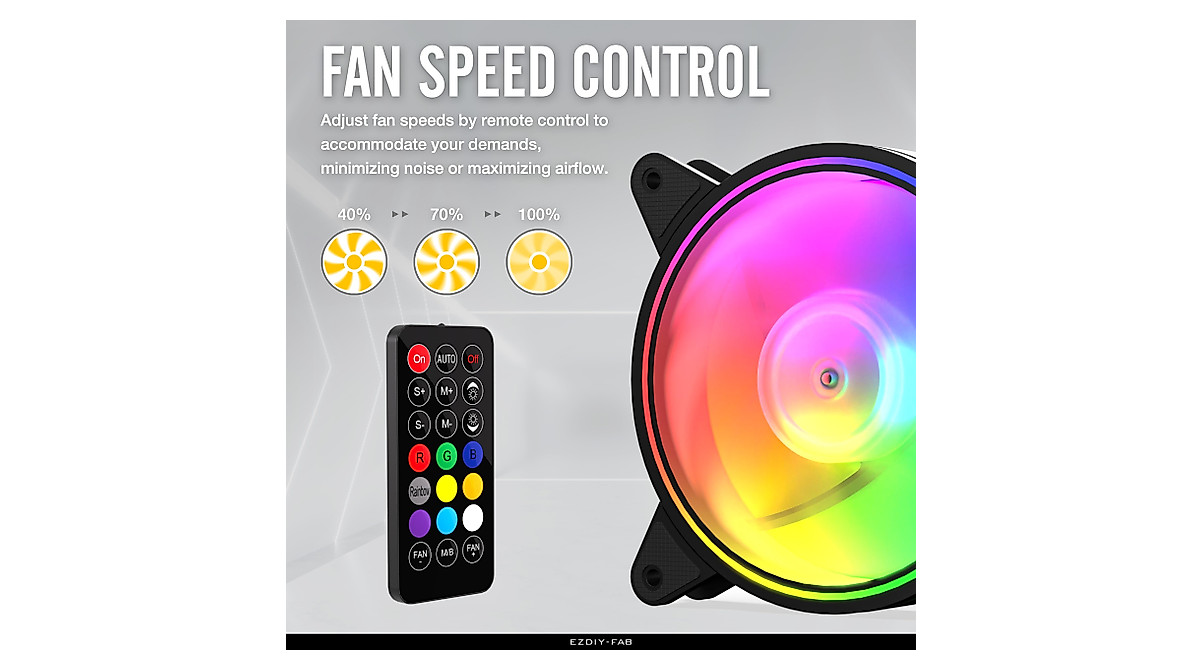 EZDIY-FAB Fan Hub X - 3-in-1 Remote Control