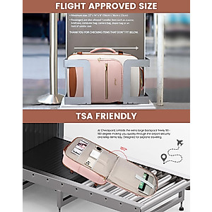 LOVEVOOK Large Travel Backpack for Women & Men, 40L Carry on Backpack for Airplanes, TSA Personal Item Travel Bag fits 17" Laptop, Waterproof Travel Essentials Airline Approved with 3 Packing Cubes