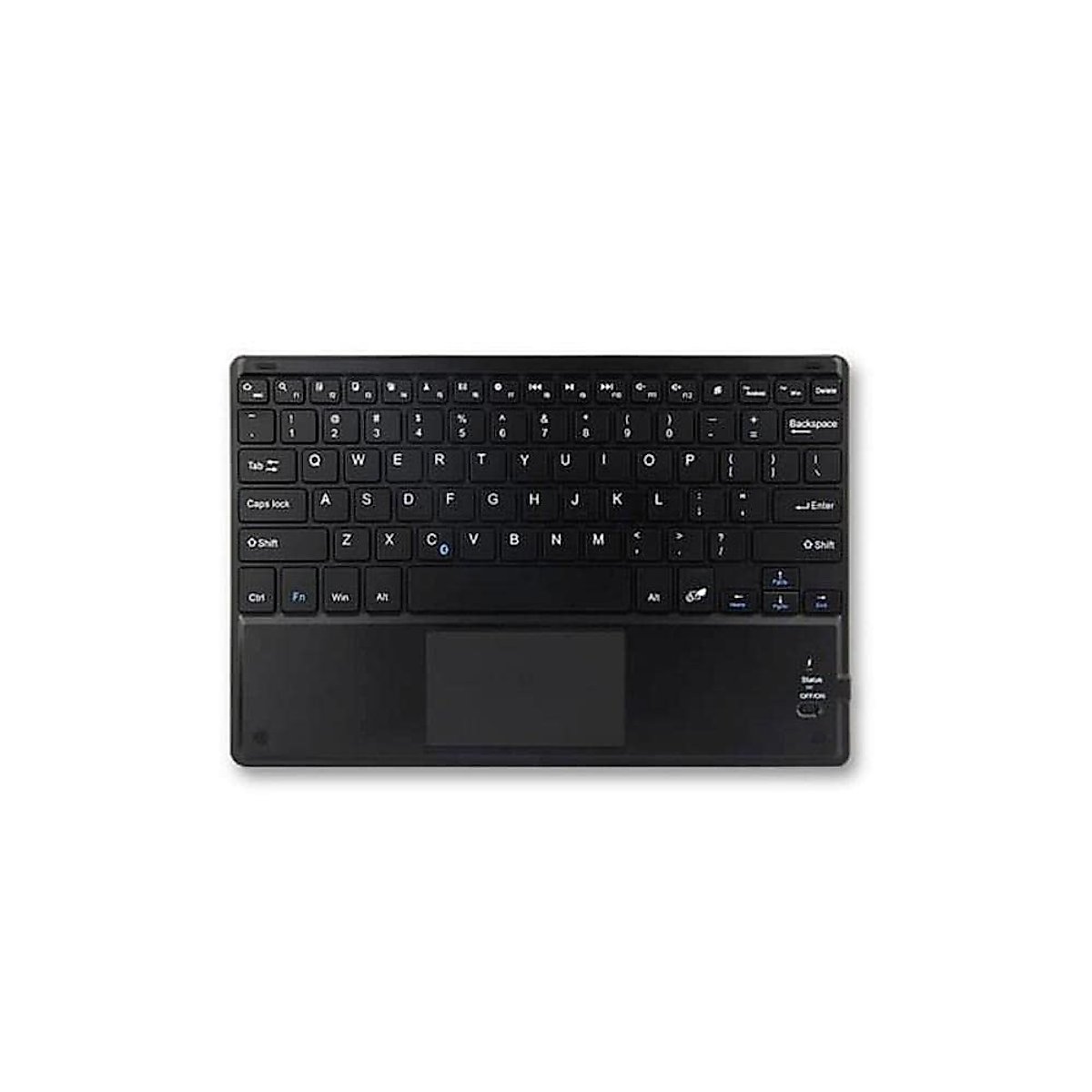 BoxWave Keyboard Compatible with Acer ConceptD 7 Ezel CC715-71-7163 (15.6 in) - SlimKeys Bluetooth Keyboard with Trackpad, Portable Keyboard with Trackpad - Jet Black
