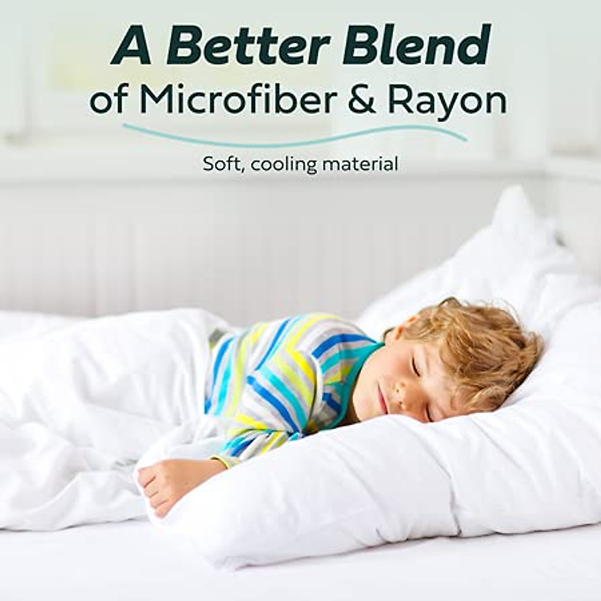 Mandarin Home Collection Ultra Soft Rayon Derived from Bamboo Plush Mattress Topper - Premium Mattress Pad - King