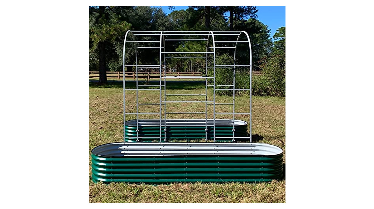 Vego Garden Modular Arched Trellis System | Durable Vertical Support