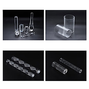 Fielect White Straight Line Acrylic Round Rod Standard Plexiglas Tolerance Lightweight for DIY 10mm Diameter 500mm Height 1Pcs