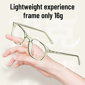 KSSESSE 4 Pack Blue Light Blocking Reading Glasses for Women Men Oval Eyeglasses Readers with Spring Hinge