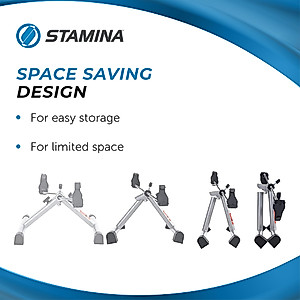 Stamina InStride Cycle XL - Folding Cycle Pedal Exerciser - Fitness Bike with Smart Workout App for Seated Exercise - Foldable Exercise Bike for Home Workout