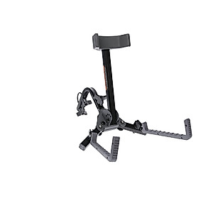 Hawk Kwik-Grab Crossbow Stand | Portable Folding Lightweight Universal Fit Archery Hunting Accessory Crossbow Holder | Treestand Adaptor Bracket, U-Bolt & Connection Knobs Included