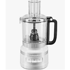 KitchenAid KFP0920QWH 9 Cup 3 Disks 2 Blades & Spatula Food Processor, White