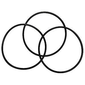 Captain O-Ring - Culligan Compatible OR-250 (OR250) Replacement Filter Housing O-Ring Buna-N ORing (3 Pack) (Compatible with WH-HD200-C, 3M 3WH-HD-S01, Dupont WFAO100, 3M AP801B/T, AP802B/T, etc)