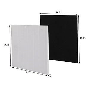 D480 Replacement Filter D4 Compatible with Winix D480 Air Purifier,Replace 1712-0100-00, 2 True HEPA + 6 Carbon Filters