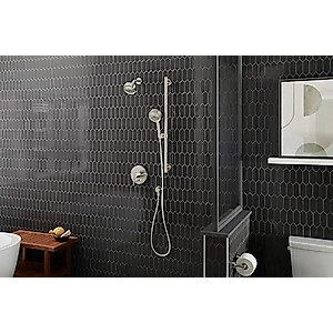 Danze D460064BN Parma Five Function Showerhead, 1.75 GPM, 4 1/2-Inch, Brushed Nickel