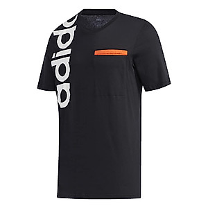 adidas mens New Authentic Tee Black X-Small