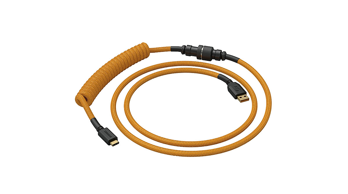 Glorious Coiled Keyboard Cable – Premium Braided USB-C for Gaming Keyboards