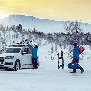 Thule SnowPack Extender Ski/Snowboard Rack (6pr/4 Boards), Black