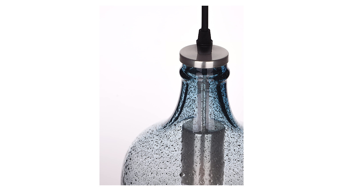 CASAMOTION Blue Glass Pendant Lights for Modern Homes