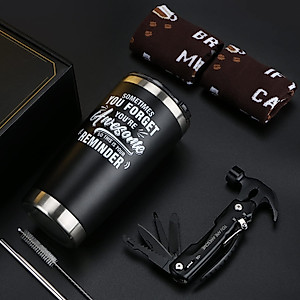 Birthday Gifts for Men - Valentines Day Gifts for Him - Thank You Gifts for Dad Him Husband Boyfriend on Fathers Day, Anniversary, Retirement, Birthday Gift Ideas Thank You Gift Basket for Men