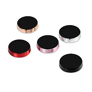 Keyway Magnetic Mobile Phone Holder (2 Pack) Car Dashboard Mobile Bracket Cell Phone Mount Holder Stand Universal Magnet Wall Stand Universal Magnet Wall Sticker for iPhone (Black) (Black)