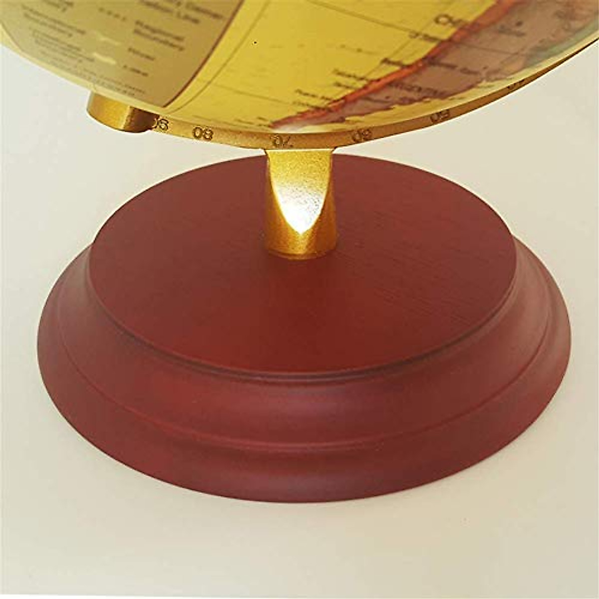 World Globe Great for Kids And Adults with Stand Desk 10 Inch Globe Educational Deluxe Blue Ocean Black Base Full Earth Geography