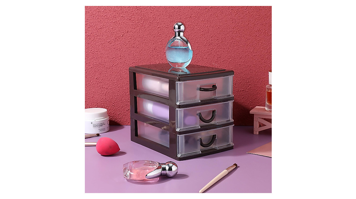 Cabilock 3 Tier Plastic Storage Drawer - Organize Your Space