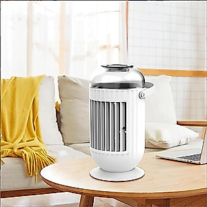 Aire Acondicionado Portatil Para Cuarto | 400ml water tank Mini Air Cooler Fan, Portable Air Cooling Cooler with 3-speeds, 2 Mist Modes | Usb Air Conditioner for Home Office Camping